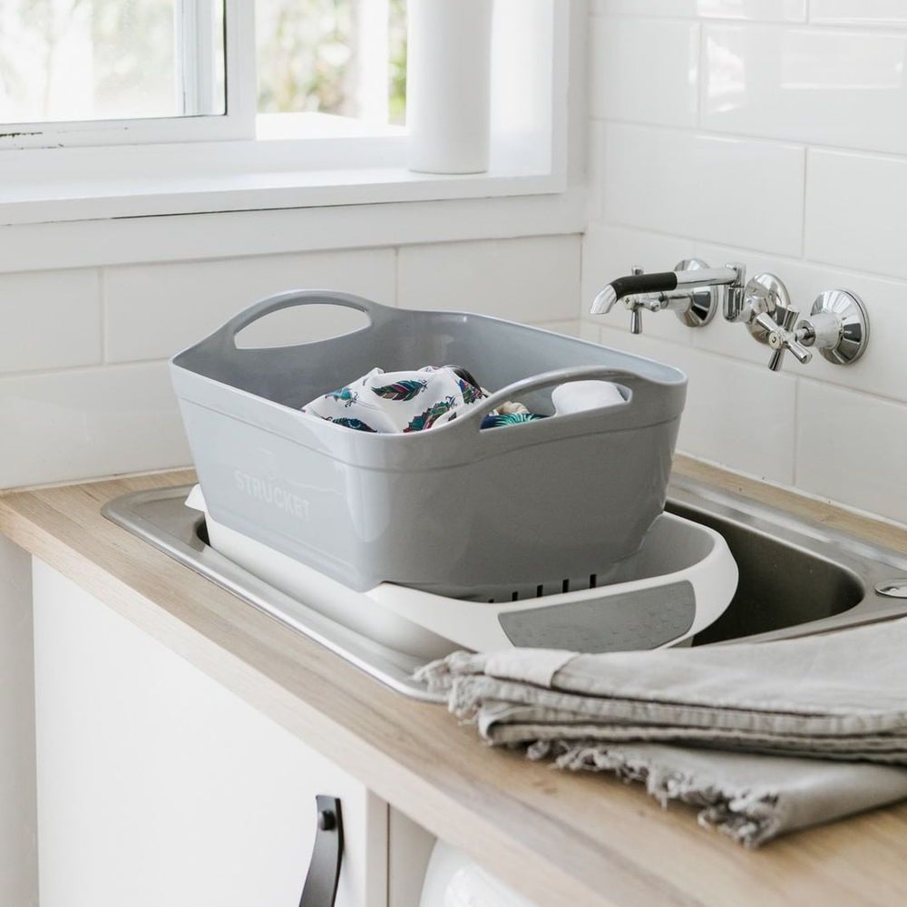 Laundry Soaking Wash Bucket with Strainer - Strucket