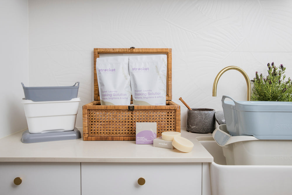 Laundry Soaking Wash Bucket with Strainer - Strucket