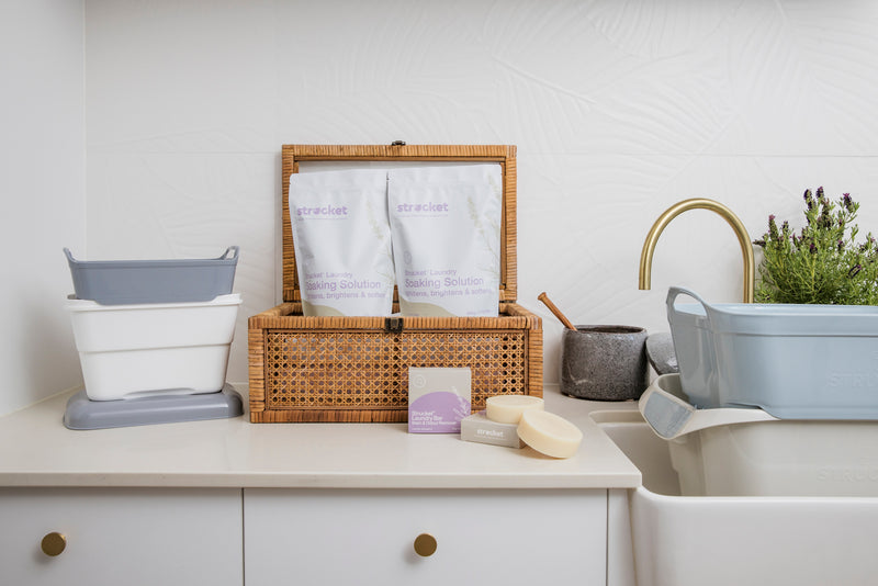 Laundry Soaking Wash Bucket with Strainer - Strucket