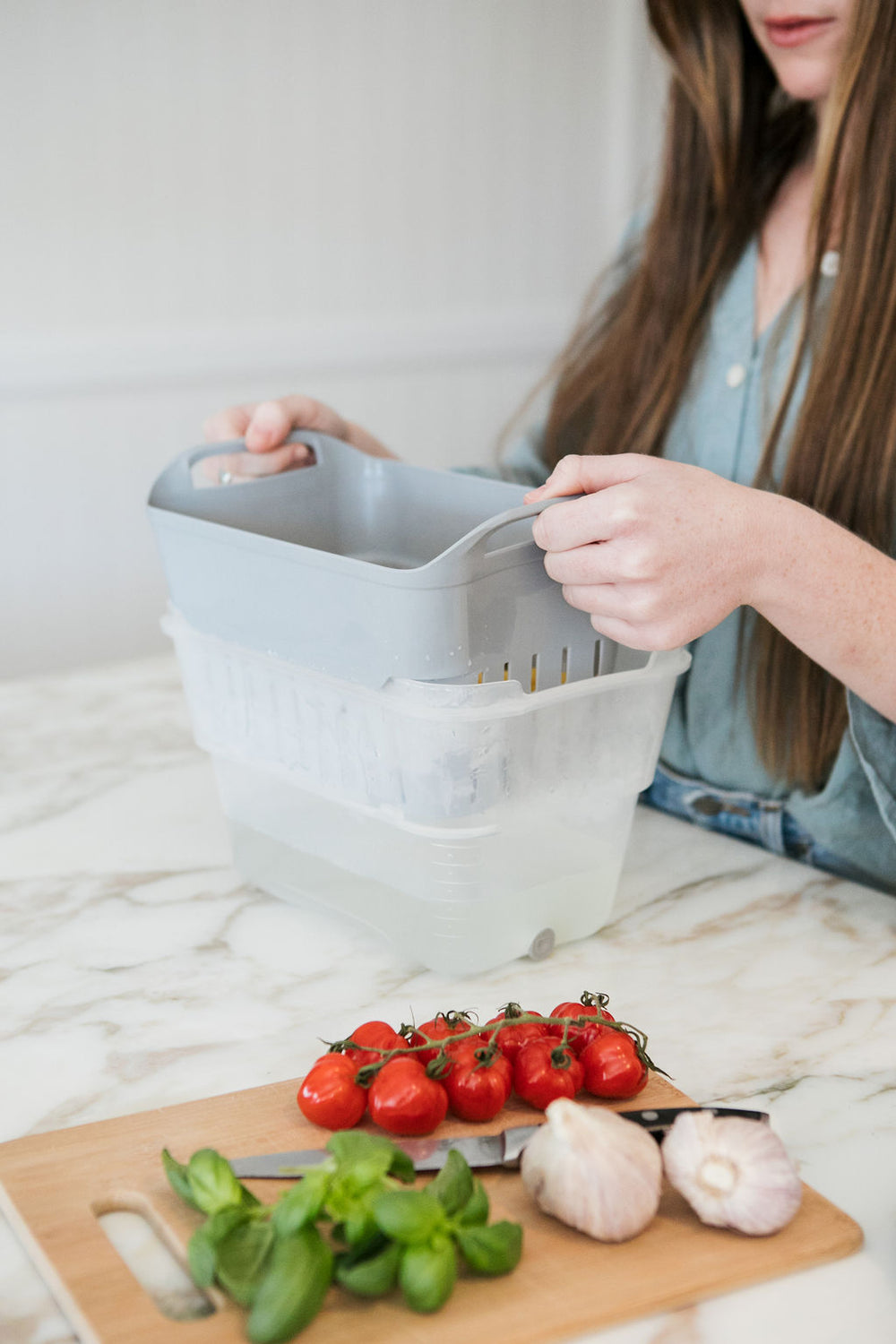 Strucket: Laundry Soaking Bucket | Strainer Draining Bucket