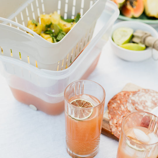 Strucket: Laundry Soaking Bucket | Strainer Draining Bucket